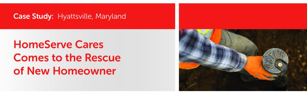 HomeServe Cares Comes to the Rescue of New Homeowner